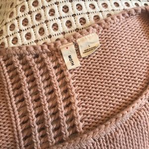 Anthropologie | Sweaters | Anthropologie Moth Madeira Eyelet Knit ...